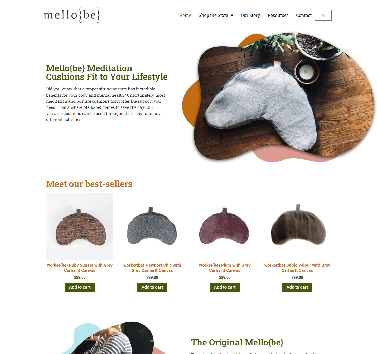 Mello{be} | Website Redesign & Store Design | iNNOV8 Place